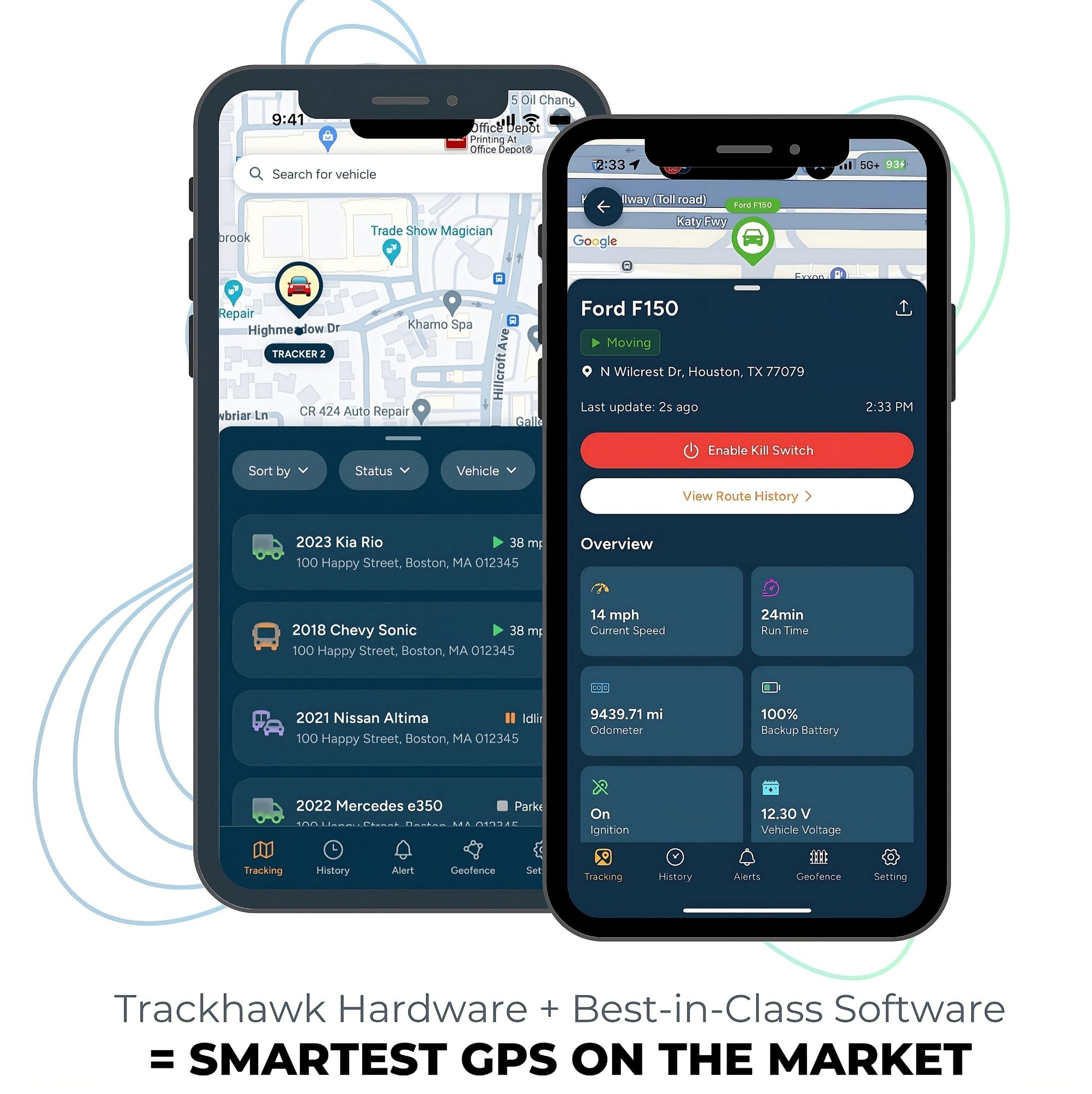 GPS Kill Switch Tracker | 4G LTE Hardwired GPS Tracker with Kill Switch | Trackhawk GPS